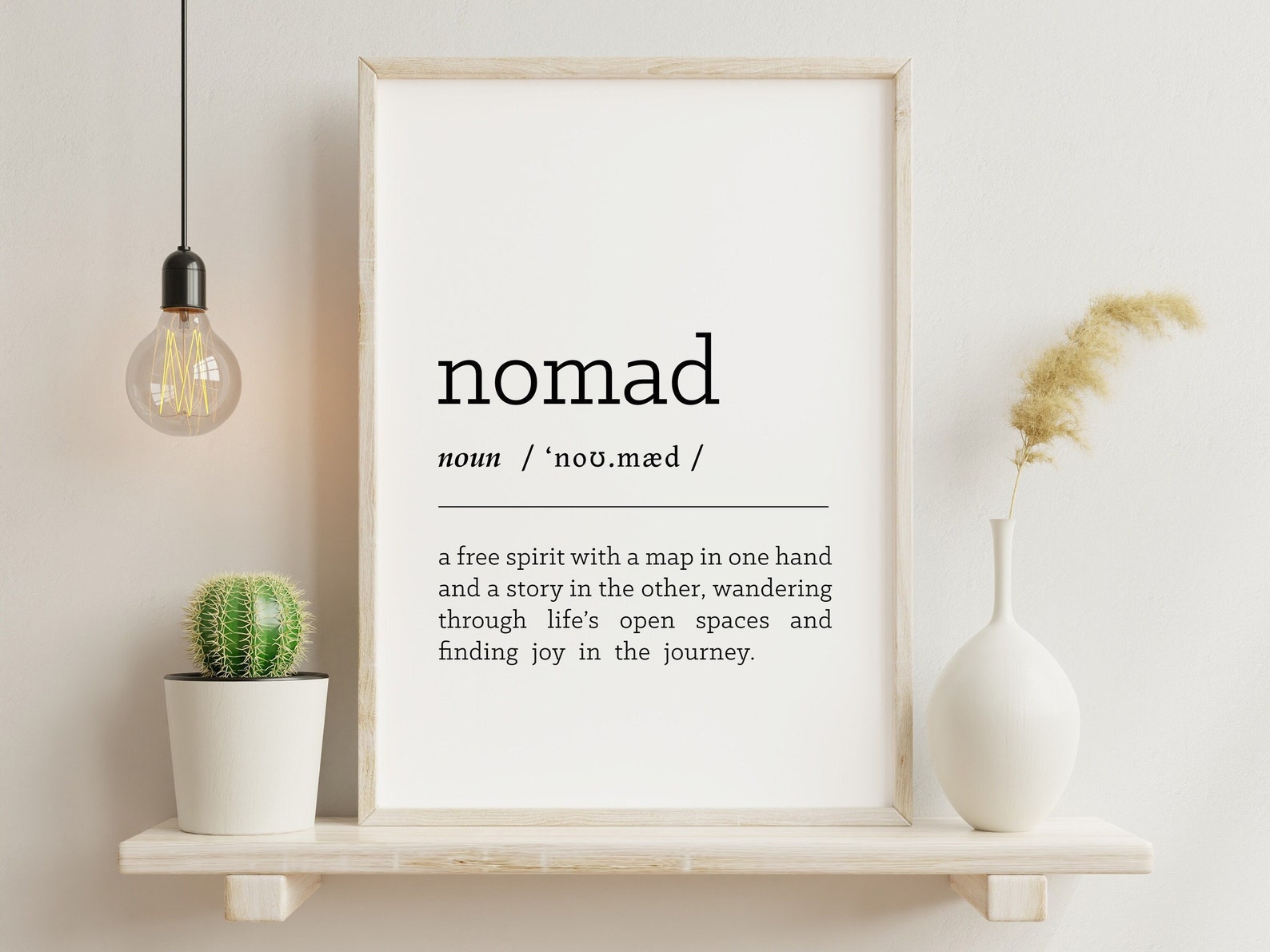 Nomad Definition Poster/digital Print/instant Download//traveler Gift ...