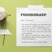 Roommate Definition Print: Minimalist Dorm Wall Art (digital Download ...