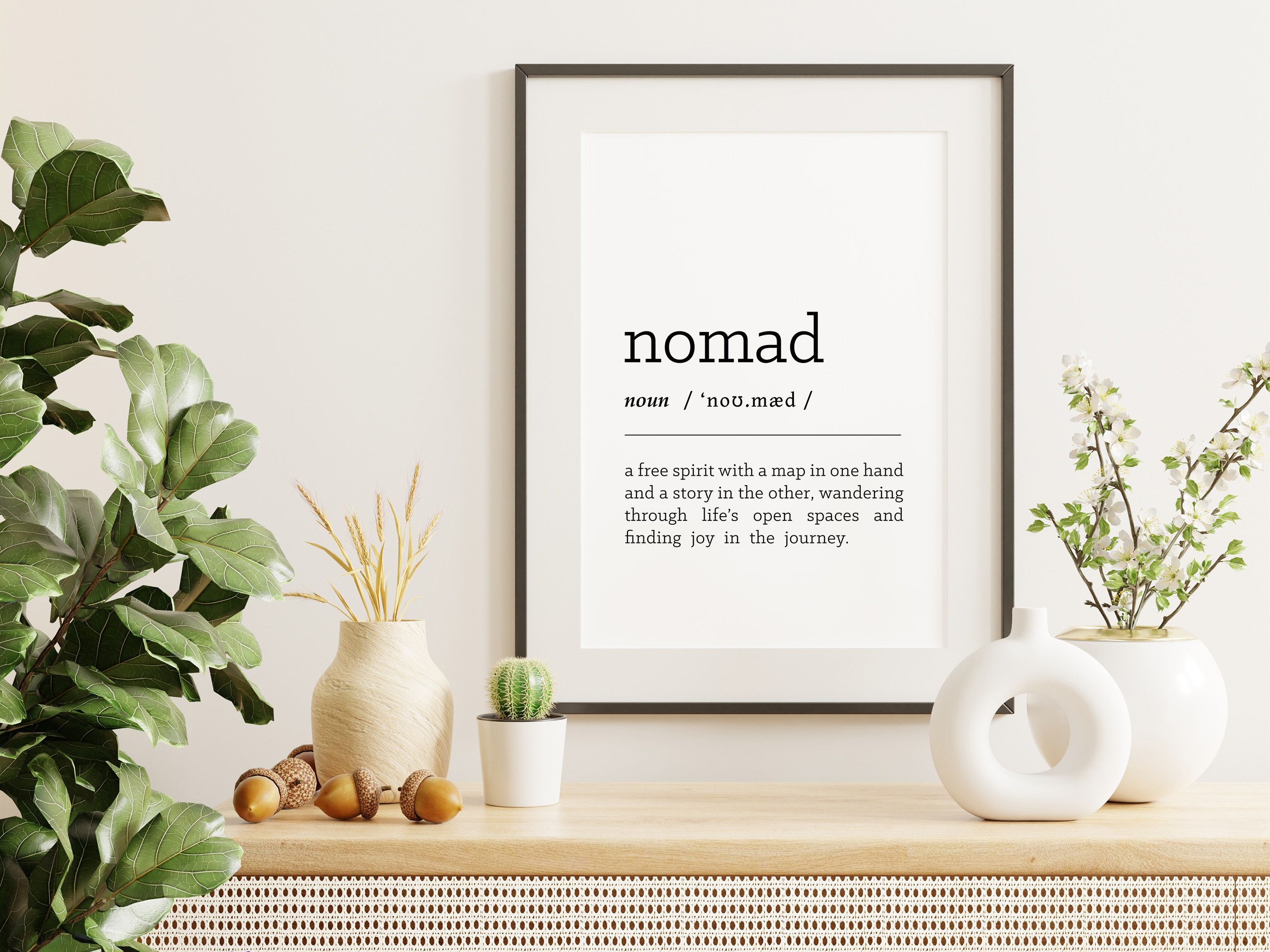 Nomad Definition Poster/digital Print/instant Download//traveler Gift ...