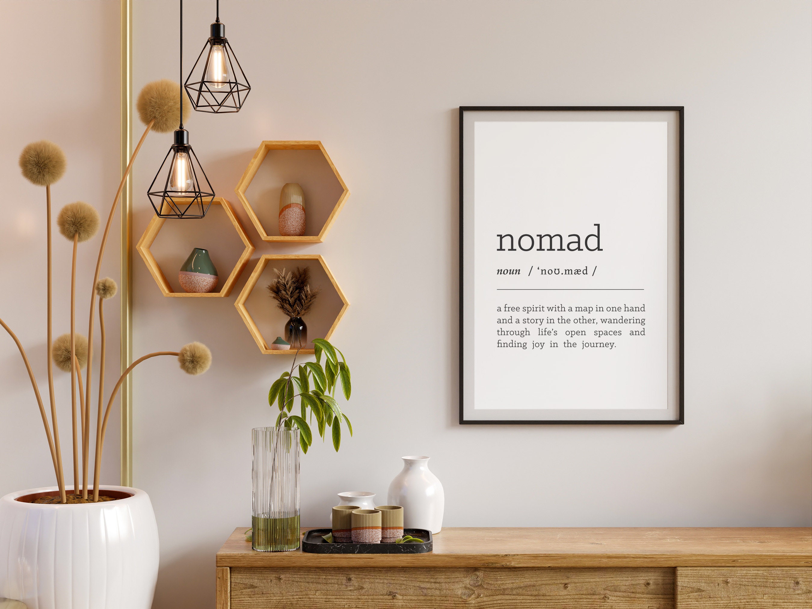 Nomad Definition Poster/digital Print/instant Download//traveler Gift ...