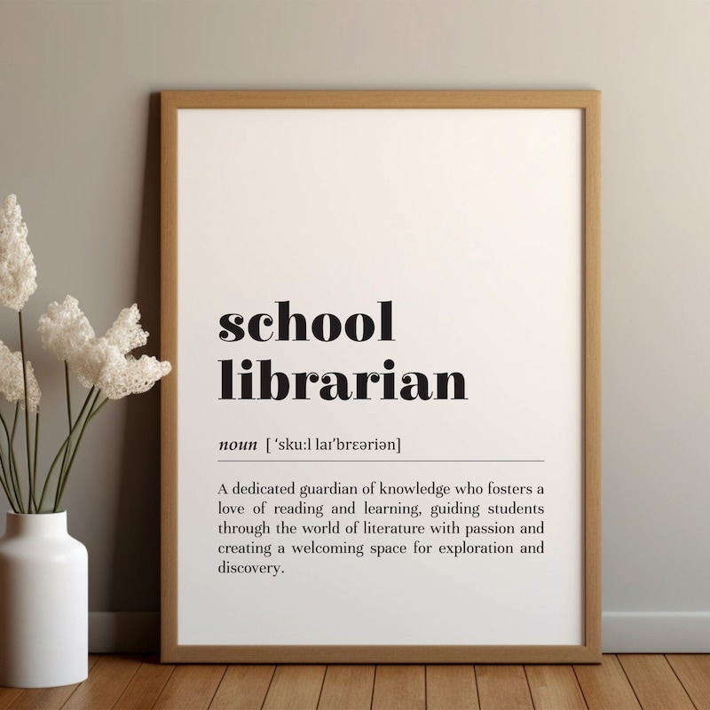 Librarian Poster - Etsy