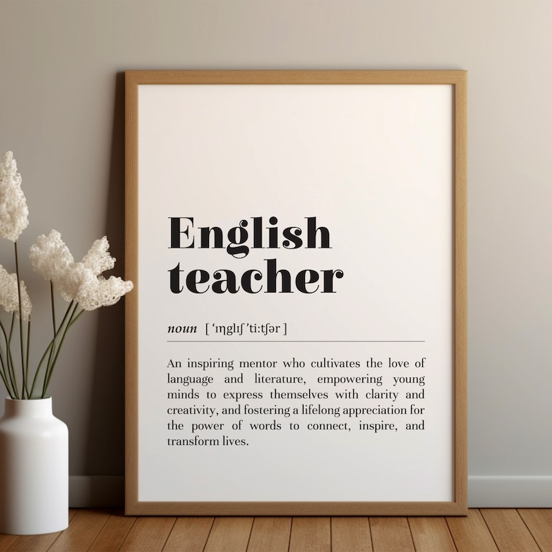 Teacher Poster - Etsy