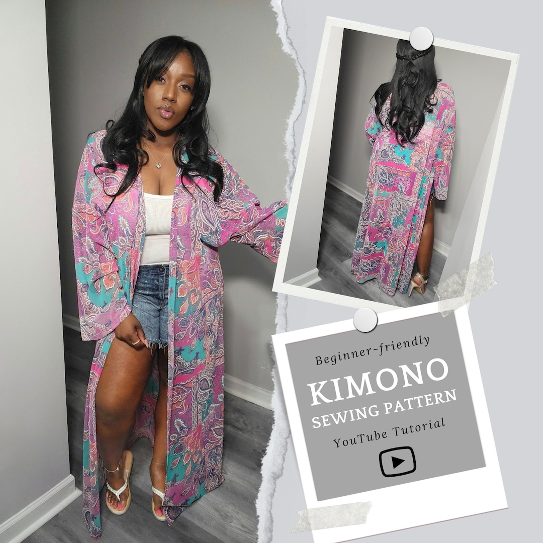 Kimono PDF Sewing Pattern - Etsy
