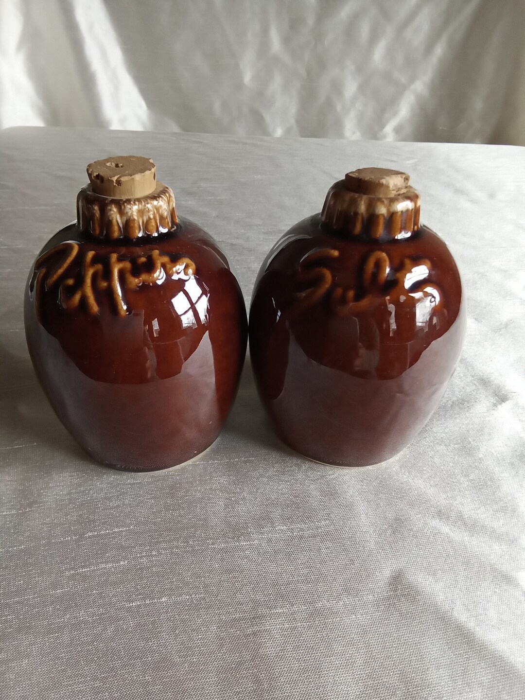 Vintage Hull Salt and Pepper Shakers - Etsy