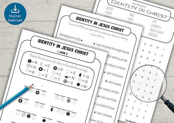 Jesus Is God Worksheet