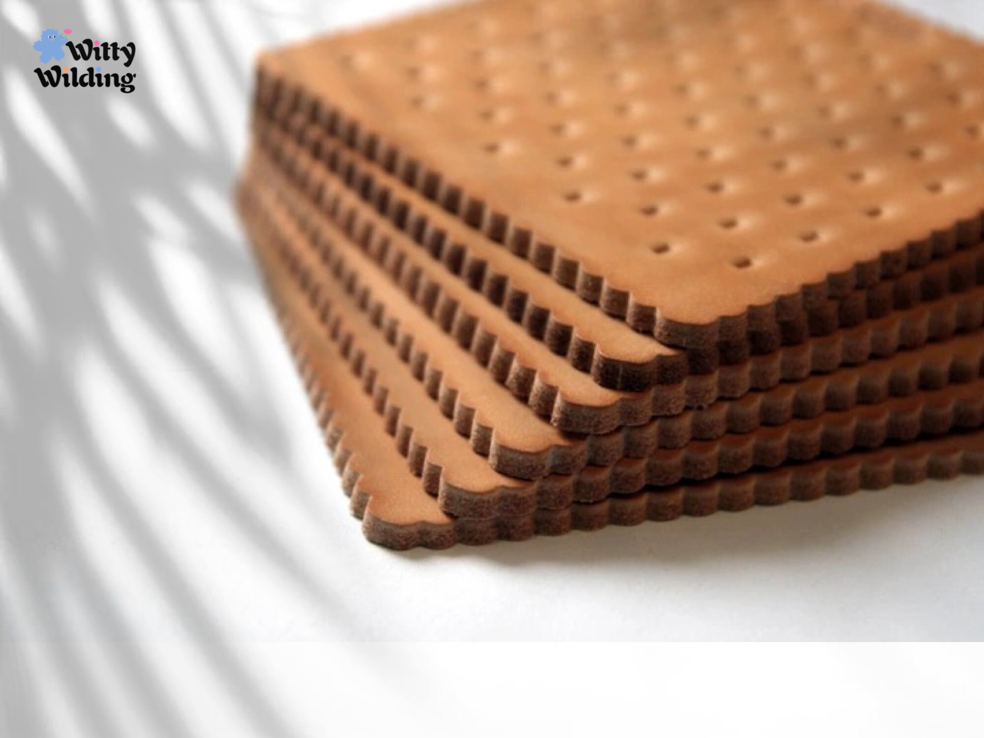 Personalized Leather Biscuit Coaster,cute Leather Drink Coaster,table ...