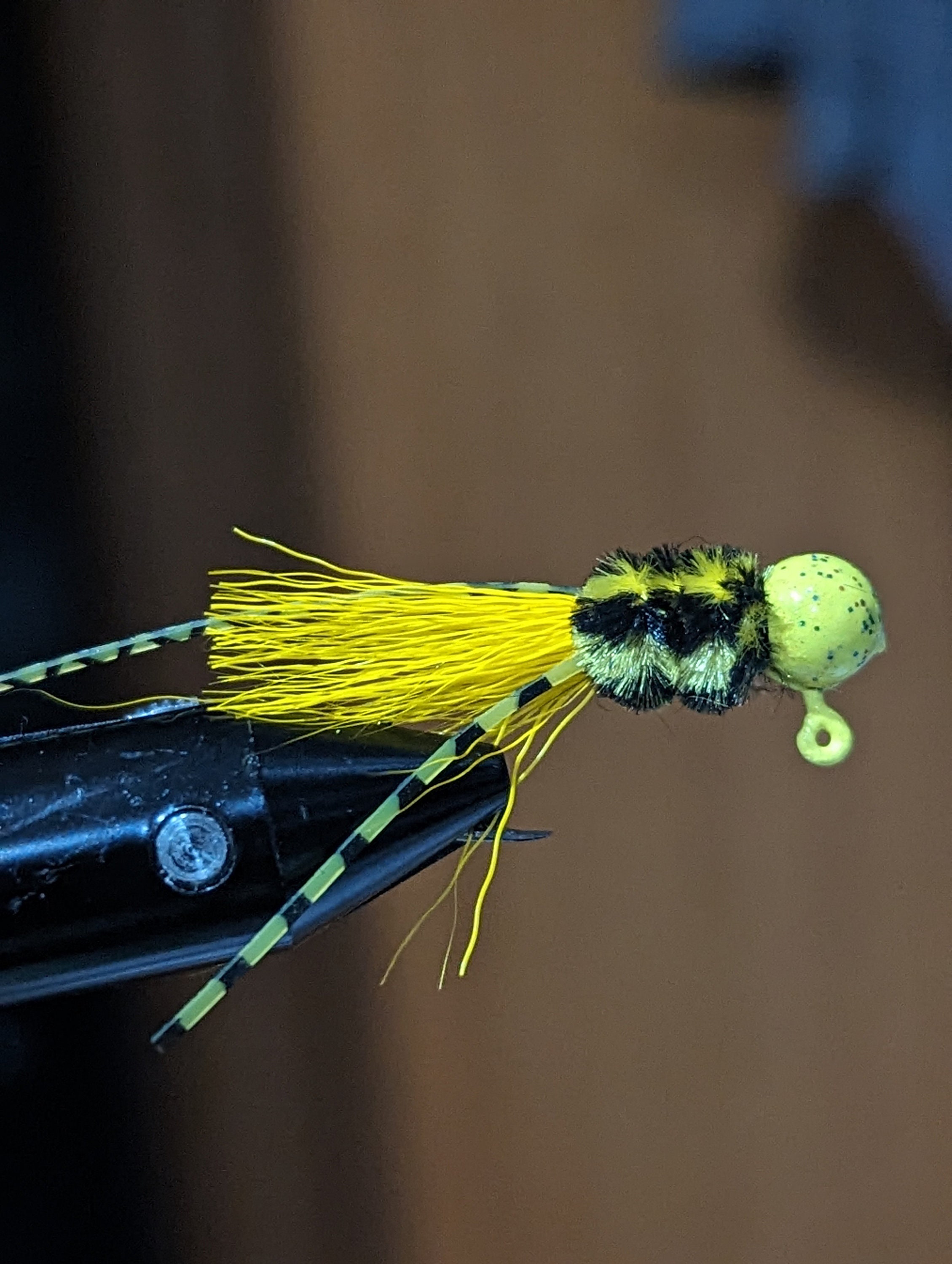 1/16oz Hand Tied Crappie Jigs Bumble Bee 3pk - Etsy