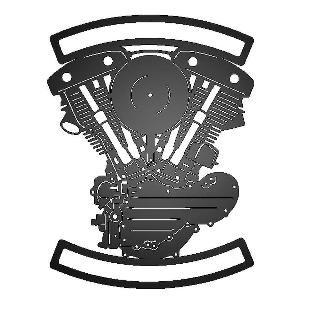 Personalized Generator Shovelhead Engine Metal Garage Sign Customized ...