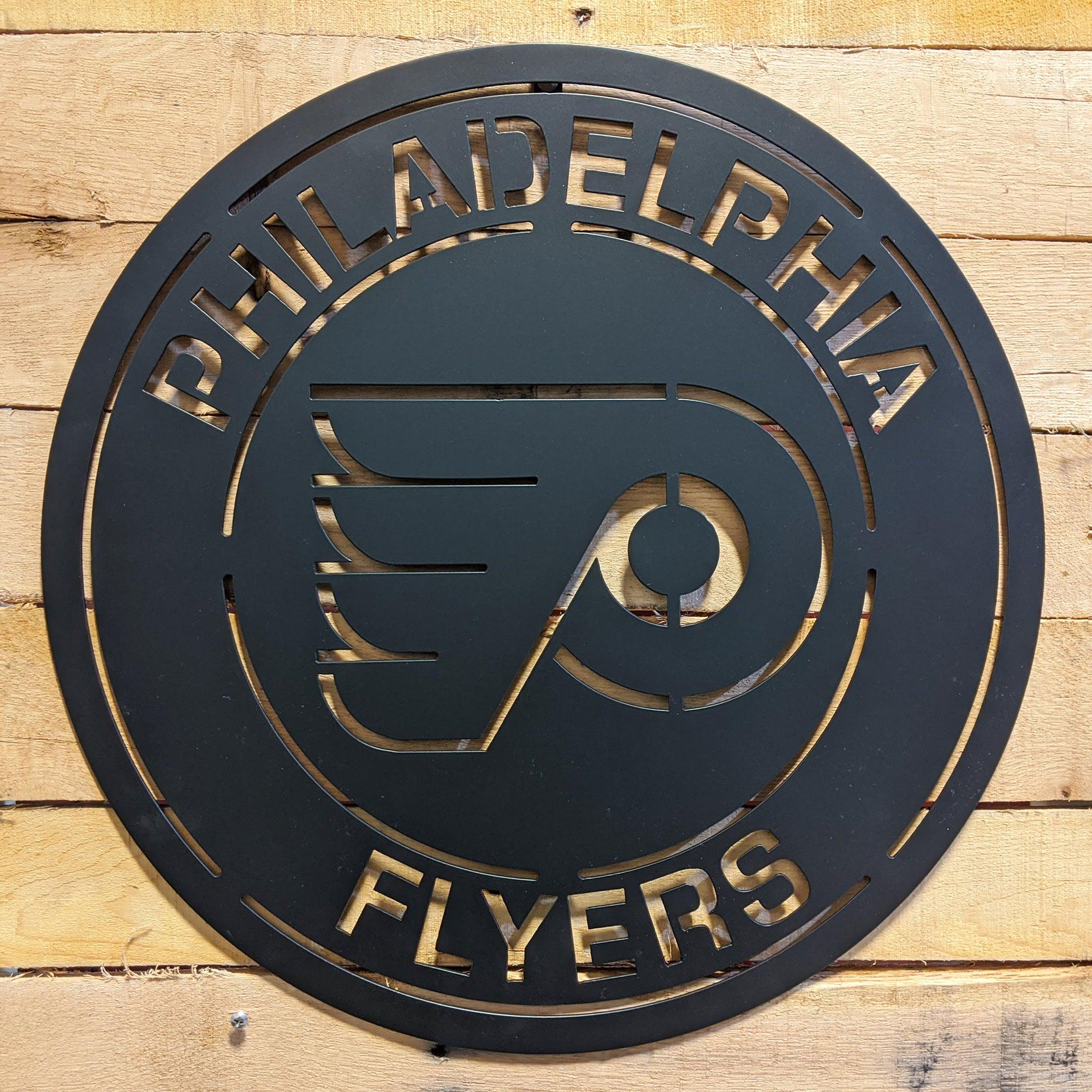 Flyers Logo Round Metal Sign - Etsy