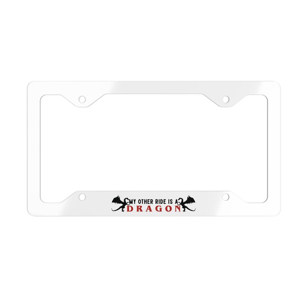 My Other Ride/dragon License Plate Frame - Etsy