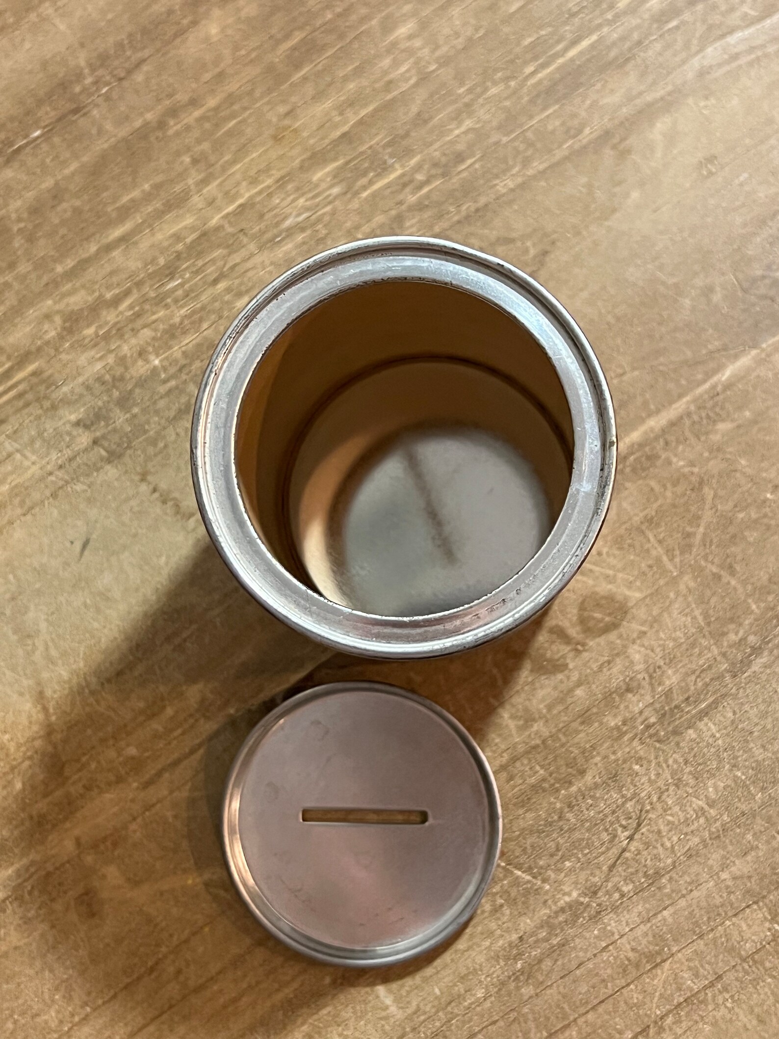 Vintage Tin Coin Can Hostess Brand Bartlett Pears Empty Piggy Bank ...