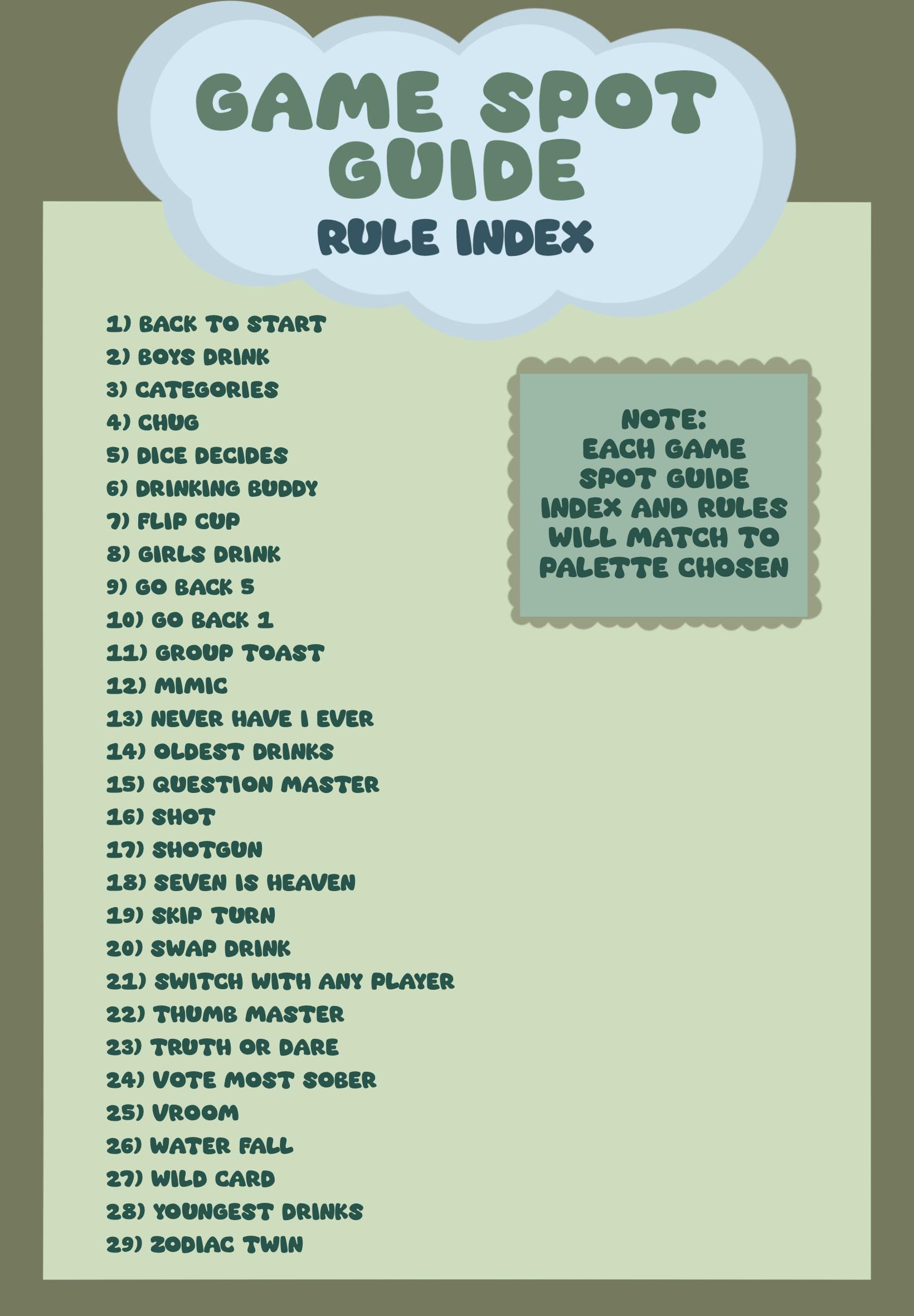 Cheers & Challenges Drinking Game Board - Etsy
