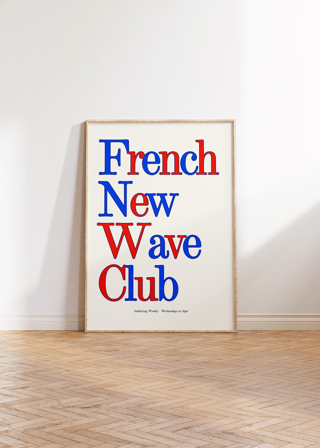 French New Wave Film Poster: Minimalist Cinema Art Print - Etsy