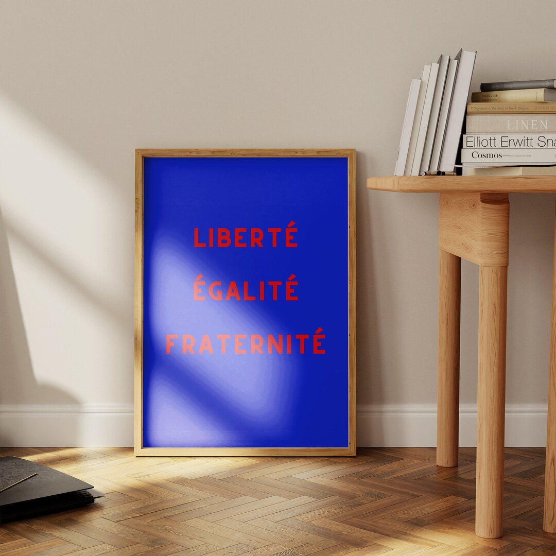 France Poster Liberté Égalité Fraternité Poster Digital Printable ...