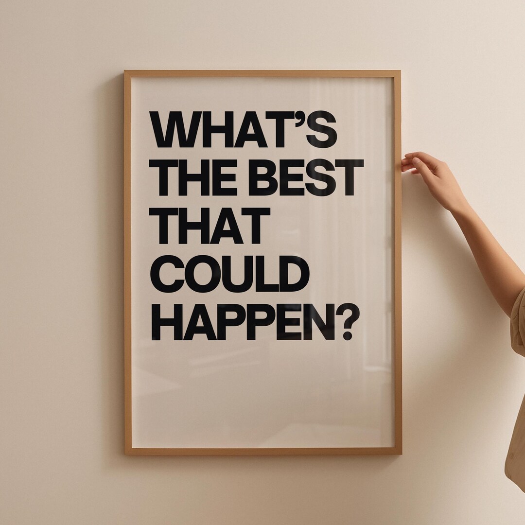 Positive Vibes Poster: Motivational Quote Wall Art (digital Download ...