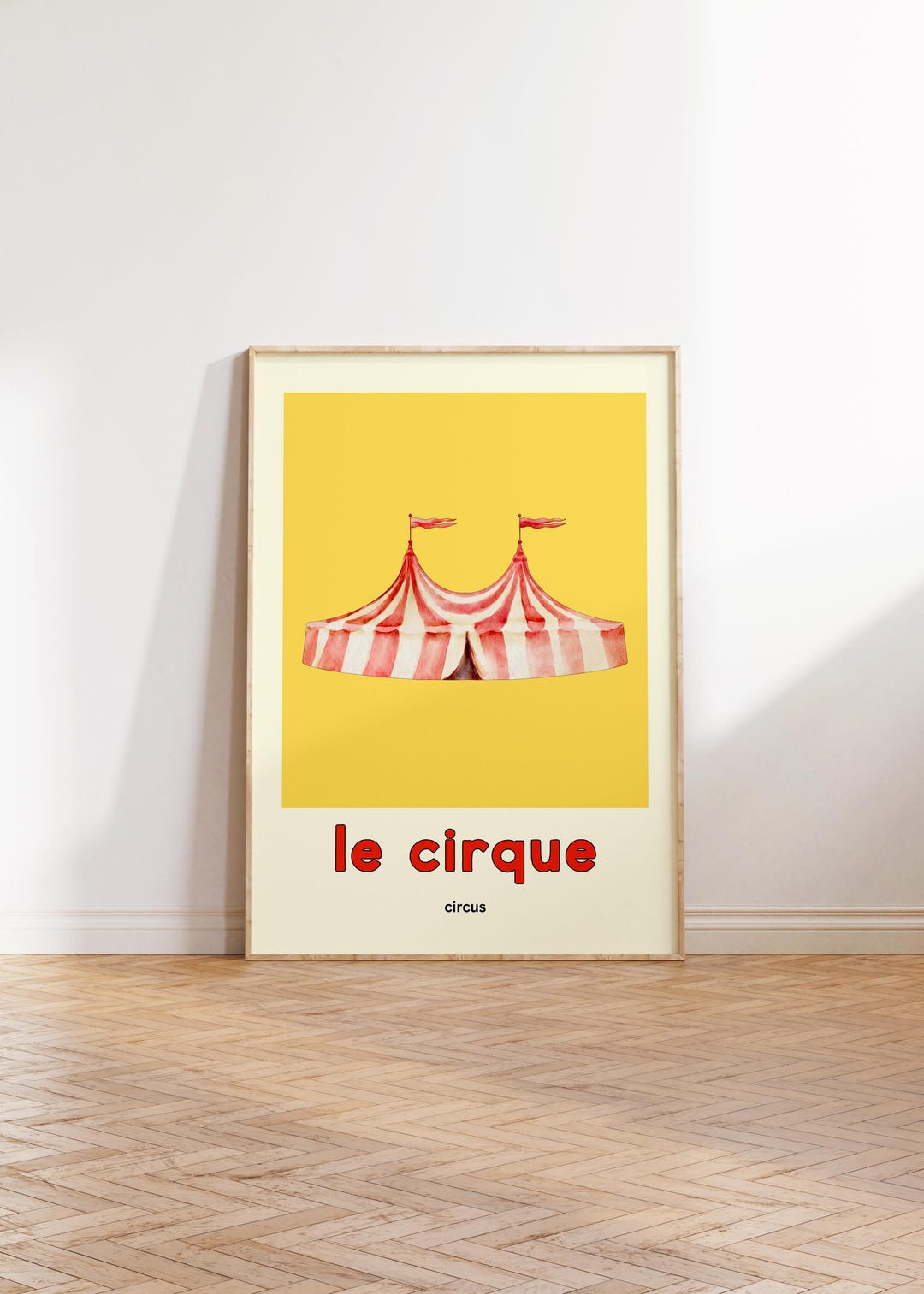 Circus ABC French Nursery Print: Bilingual Kids Room Decor - Etsy Australia