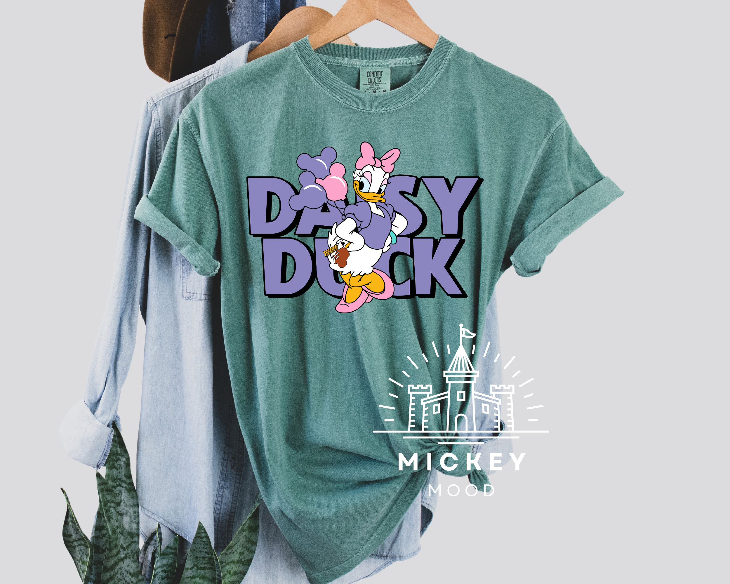 Comfort Colors® Daisy Duck T-shirt, Disneyland Family Matching Shirt ...