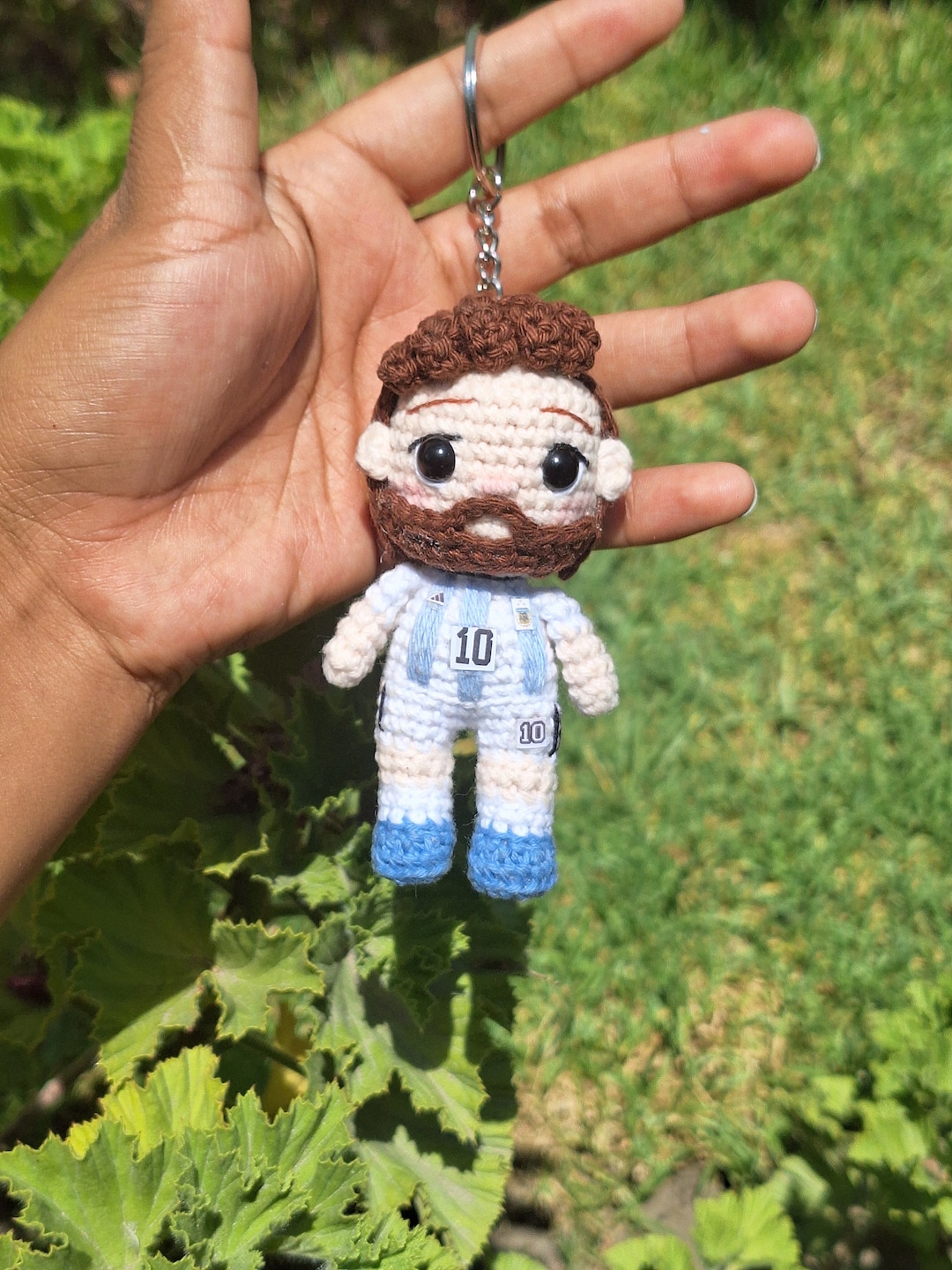 Messi Keychain Pattern - Etsy