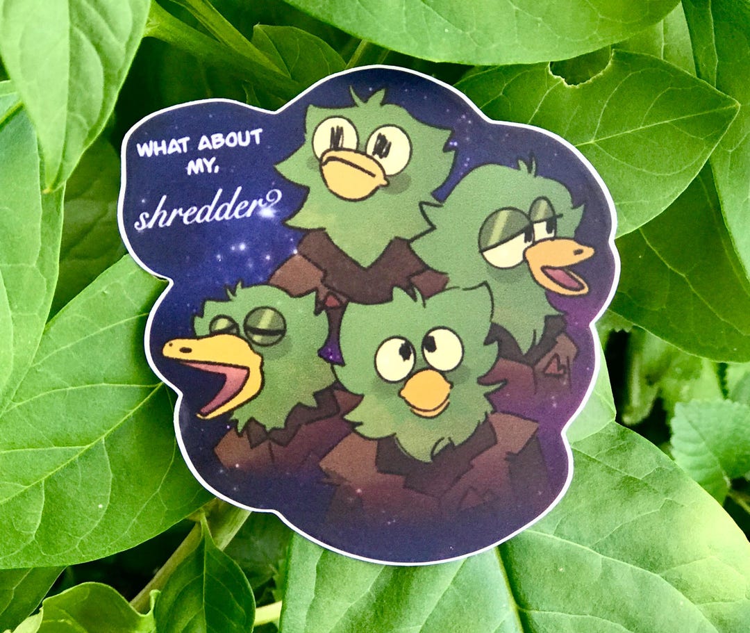 What About My Shredder? Duck DHMIS Sticker 3inch - Etsy