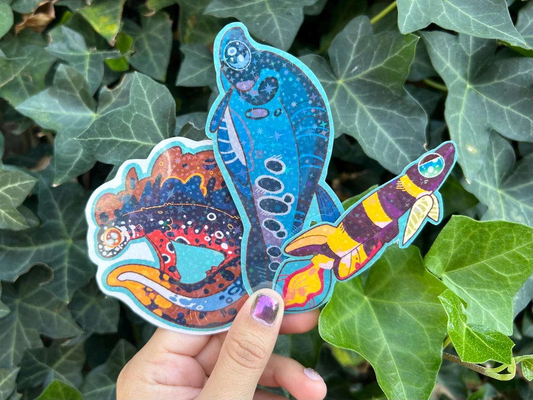 Aquatic Critters Newt and Fish - Etsy