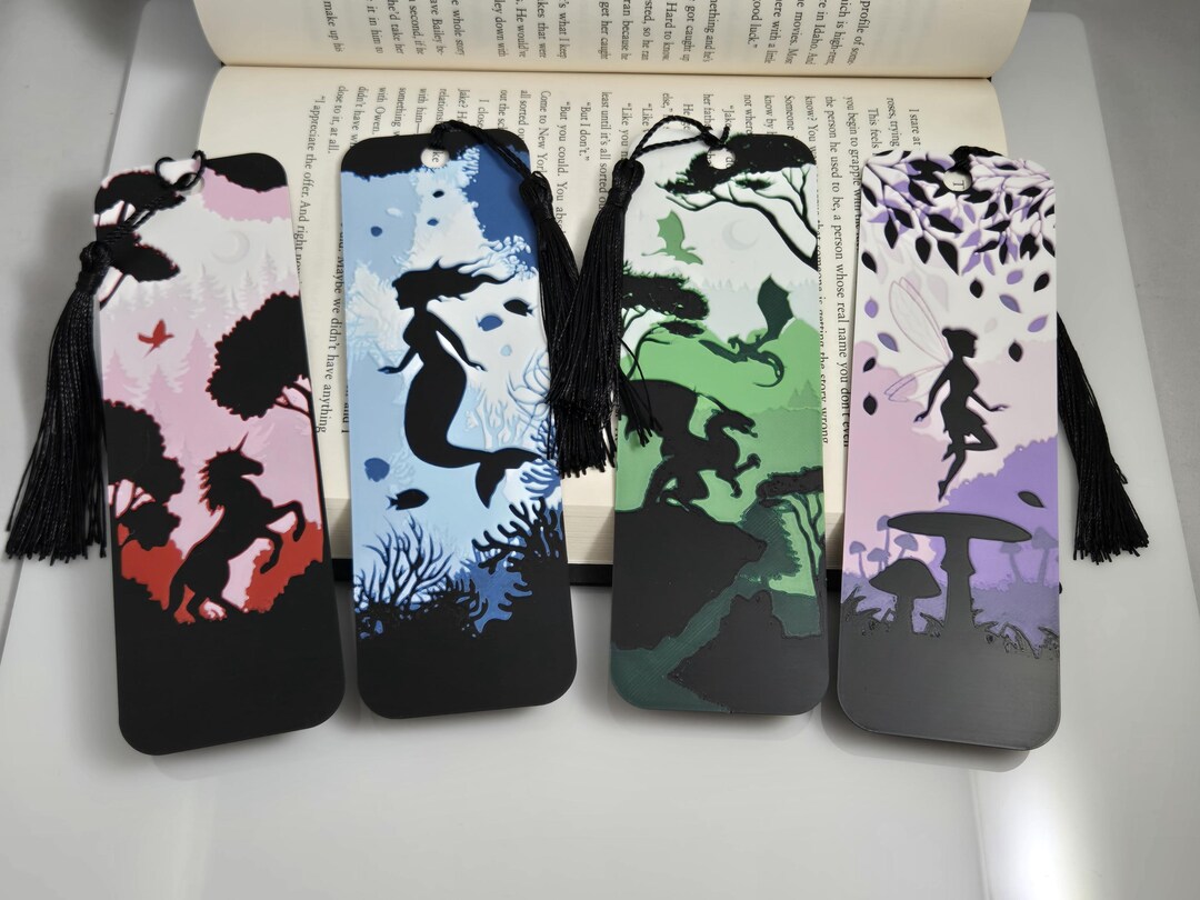 Mythical Creatures 3D Bookmark Bundle - Fantasy Collection - Etsy