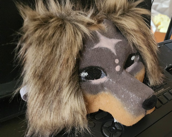 African Wild Dog Mask - Etsy UK