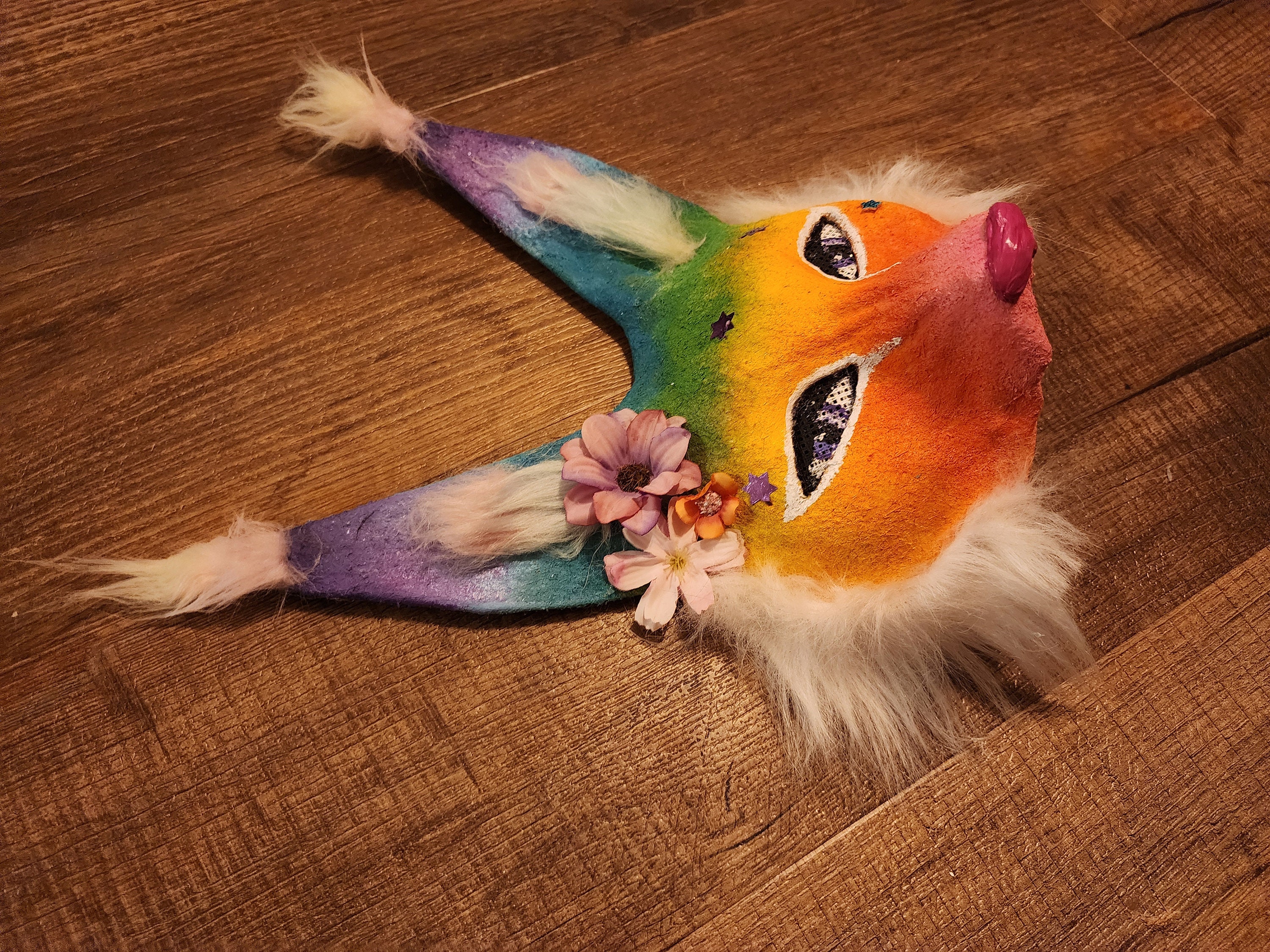 Fox Rainbow Therian Mask Furry - Etsy
