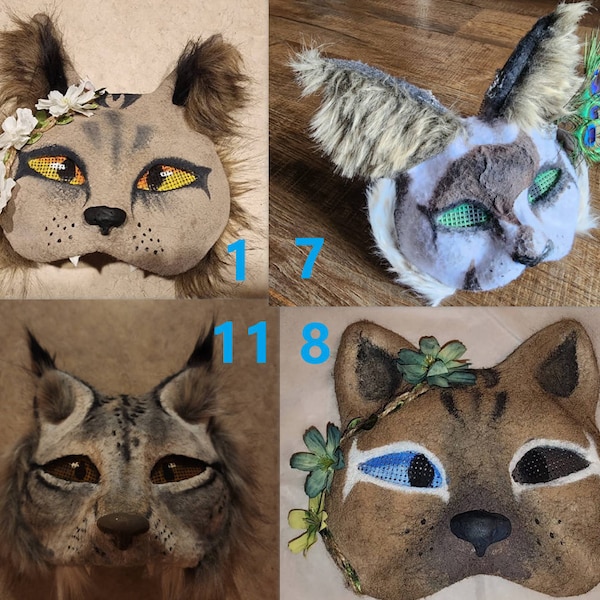 Wolf Therian Mask - Etsy