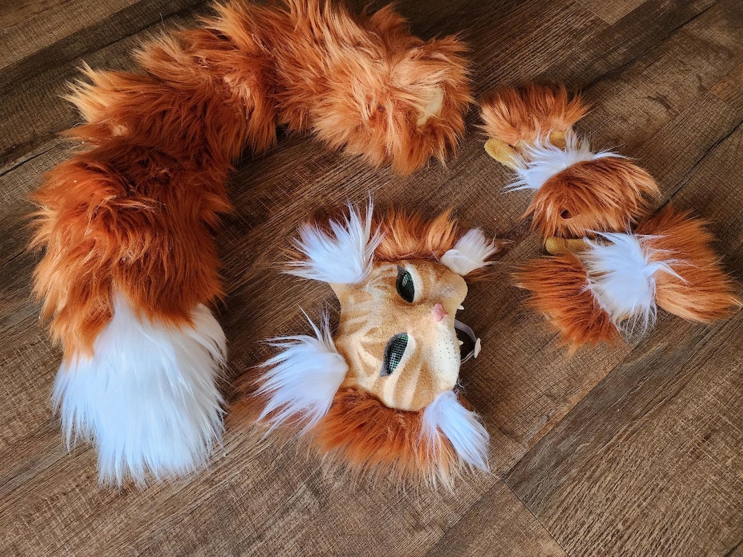 Custom Made to Order Tails, Paws, and Mask! - Etsy