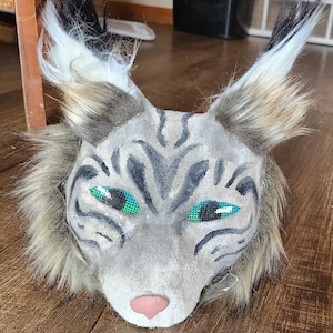 Lynx Snow Leopard Therian Mask Not a Replica - Etsy