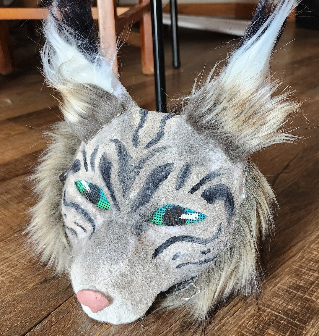 Lynx Snow Leopard Therian Mask Not a Replica - Etsy
