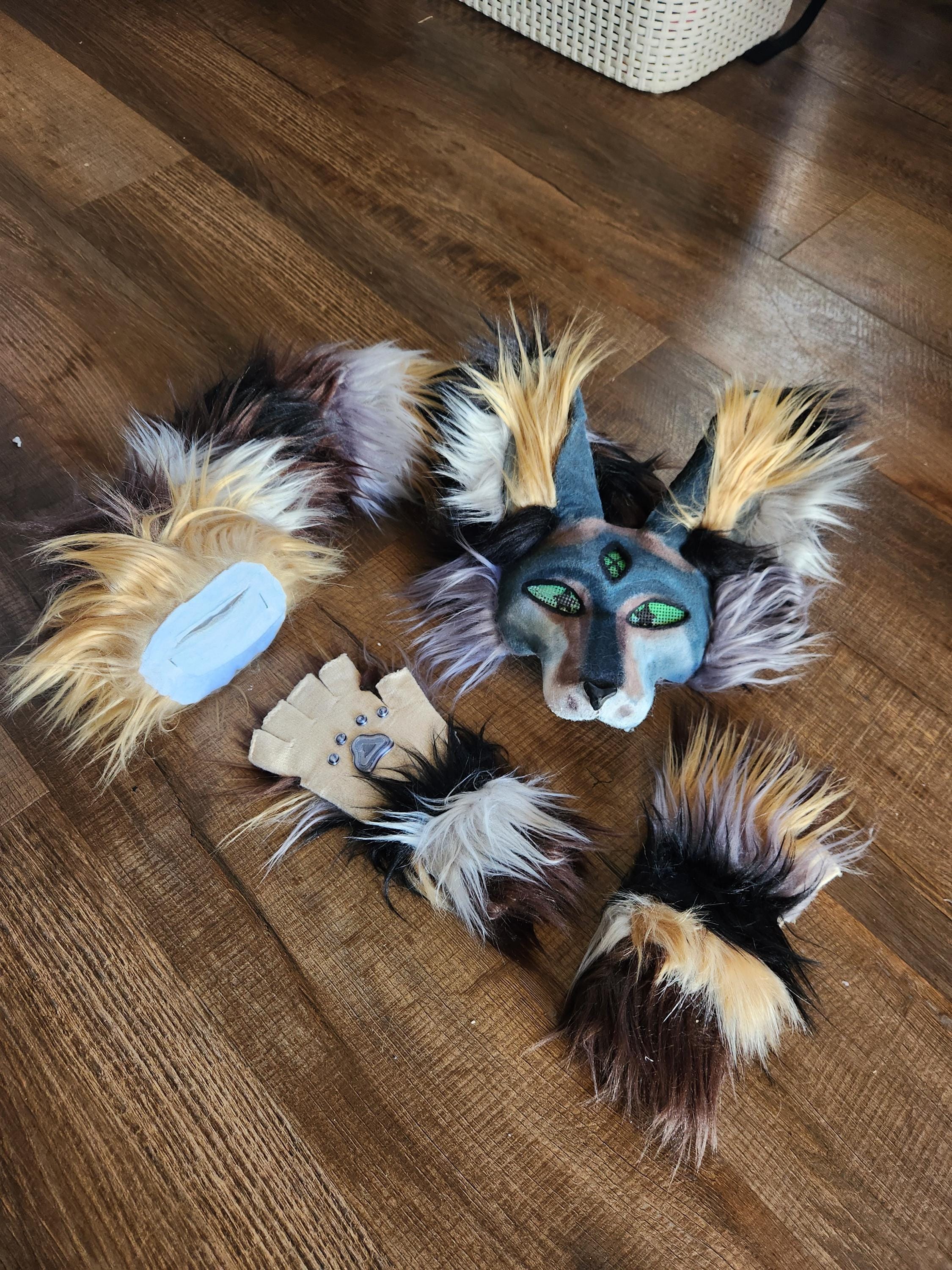Custom Made to Order Tails, Paws, and Mask! - Etsy