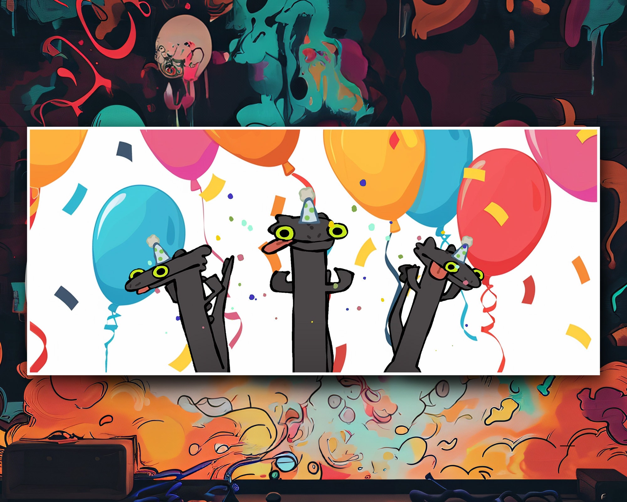 Toothless Dancing Party Mug Unique Meme Ceramic Cup for Animation Fans ...