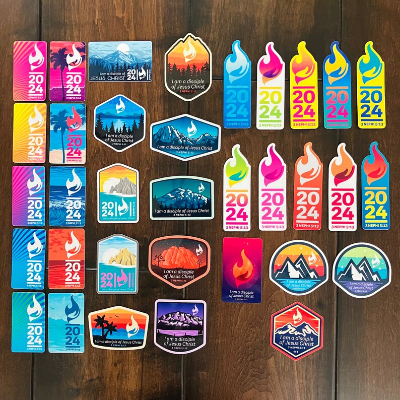 40 Stickers You Pick LDS Youth Theme Stickers I Am a Disciple of Jesus ...