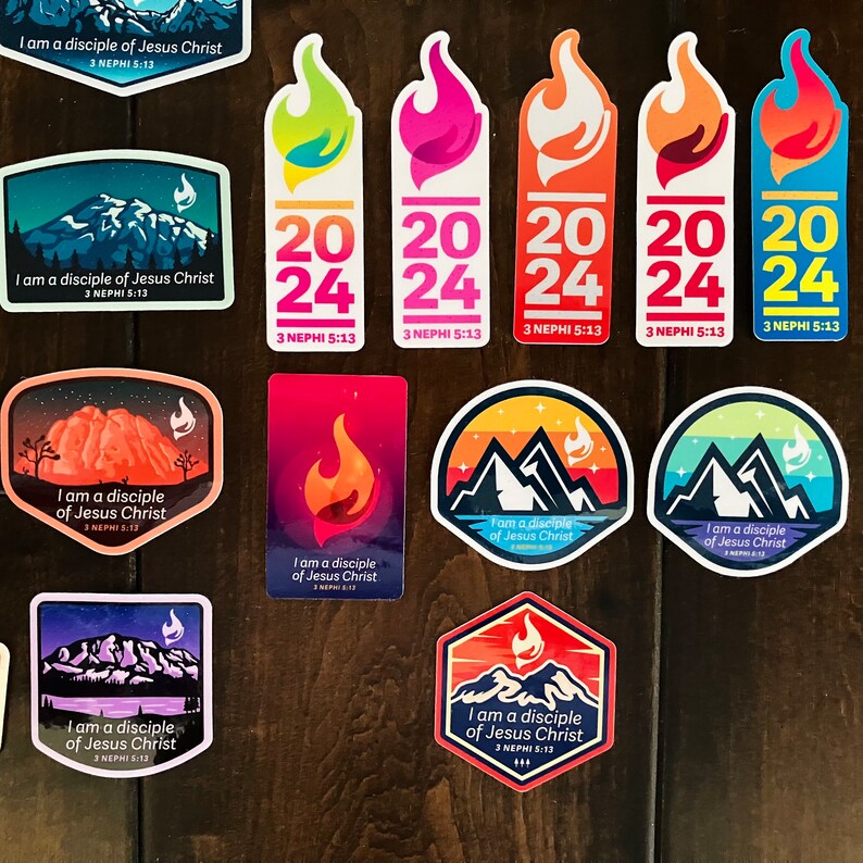 40 Stickers You Pick LDS Youth Theme Stickers I Am a Disciple of Jesus ...