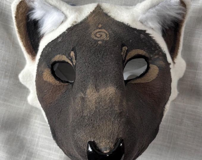 Handmade Fleece Lined Animal Mask: Pine Marten, Stoat, Skull, Coyote - Etsy