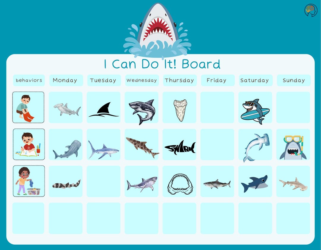 Bilingual Positive Reinforcement Token Board (shark Edition): Fostering ...