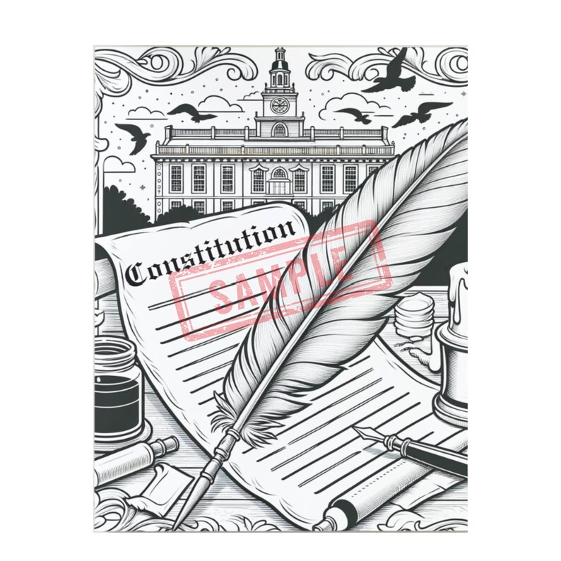 The US Constitution Printable, Digital Download, the Constitution ...