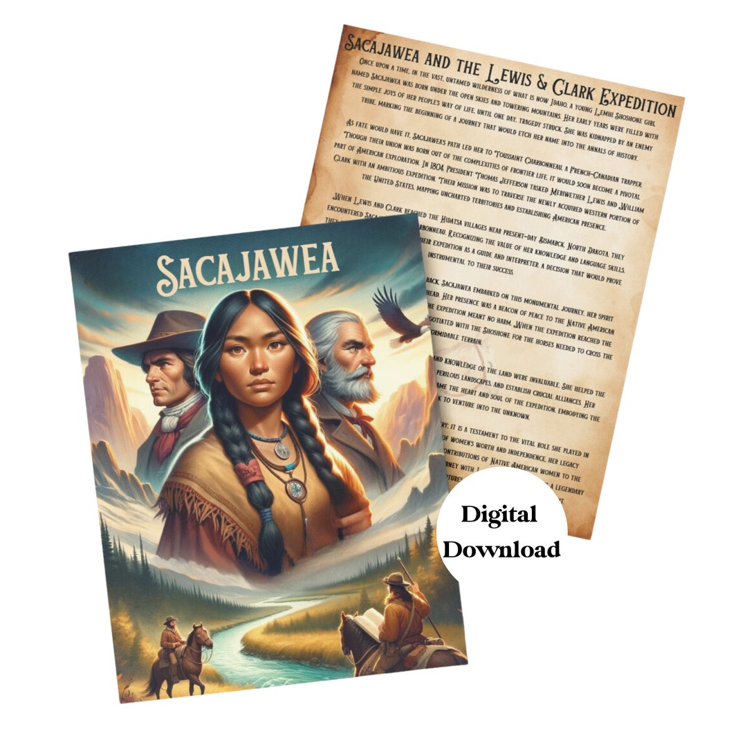 Sacajawea Printable-a Short Story of Bravery and Women in History ...