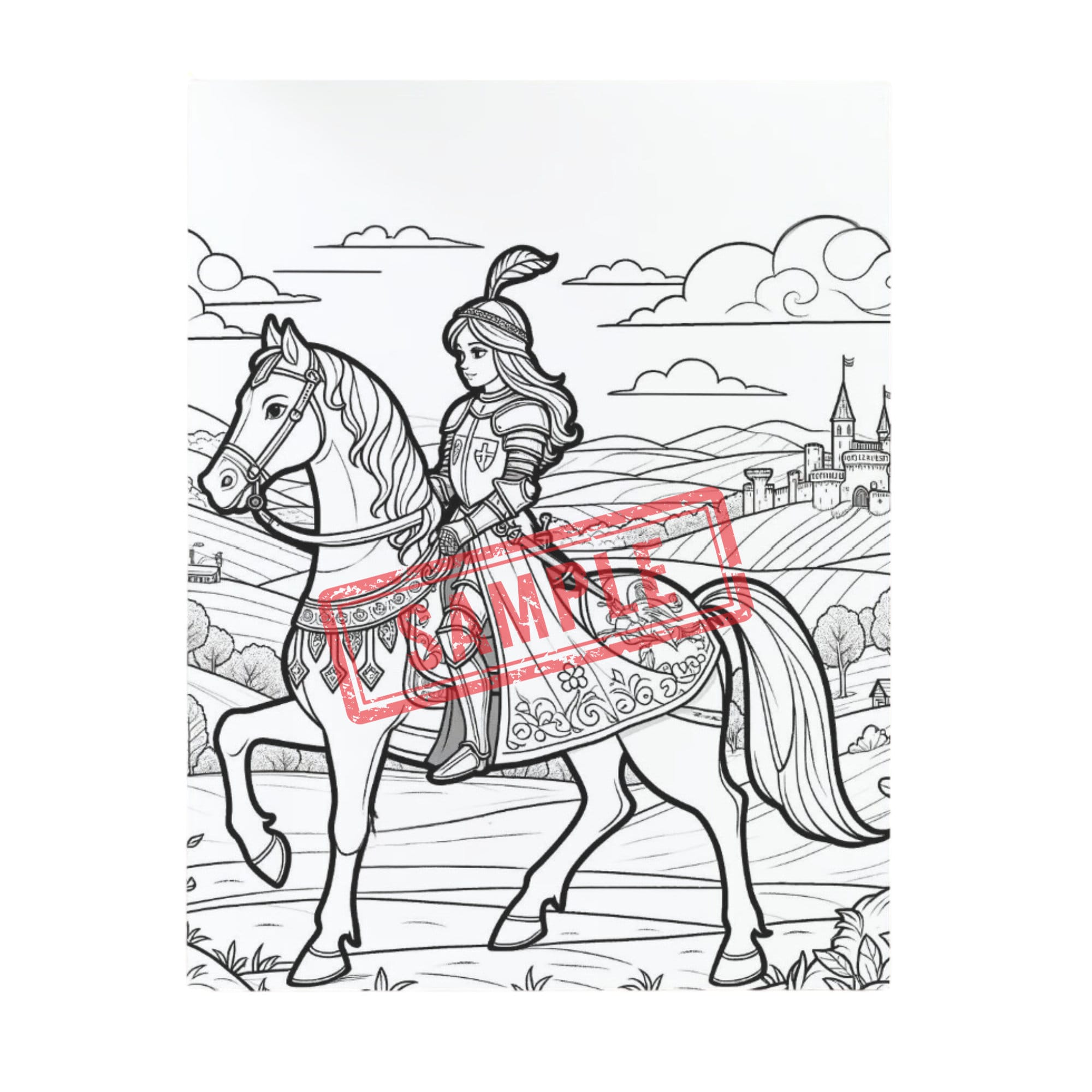 Joan of Arc Printable, Digital Download, Joan of Arc, Women in History ...