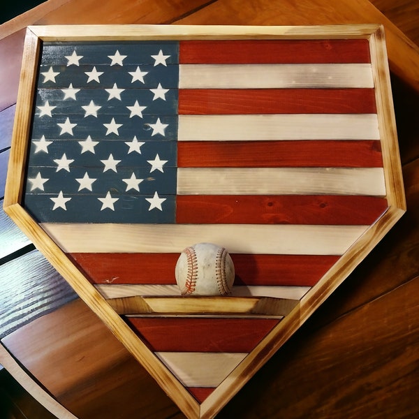 Home Plate Flag - Etsy