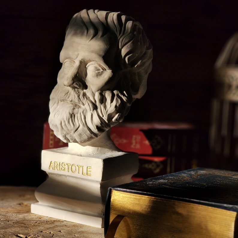 Aristotle Bust Statue, Solid Bust, Greek Philosopher Sculpture, White Bust, Home Decor, Gifts ...