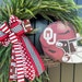 University of Oklahoma Sooners Fan Wreath, Sports Themed Door Decor ...