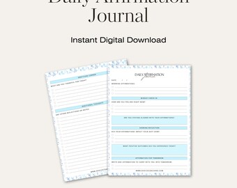 1000 POSITIVE AFFIRMATIONS JOURNAL - Etsy