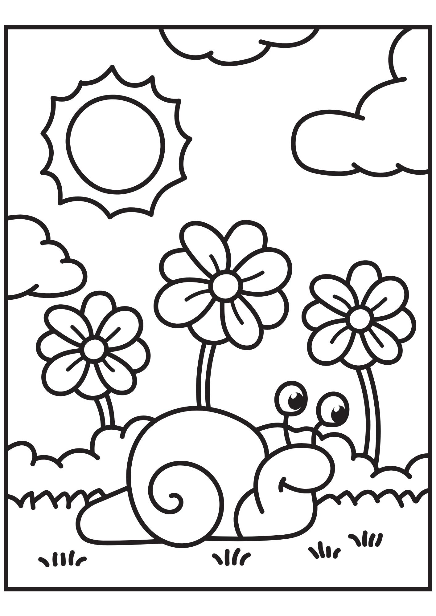 100 Spring Coloring Pages: Floral & Nature Designs (PDF) - Etsy
