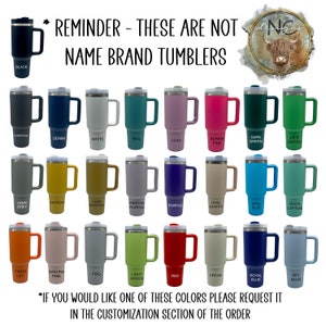 40 Oz Tumbler Pickle Pickles Handle Straw Pickle Lover Customized Laser ...