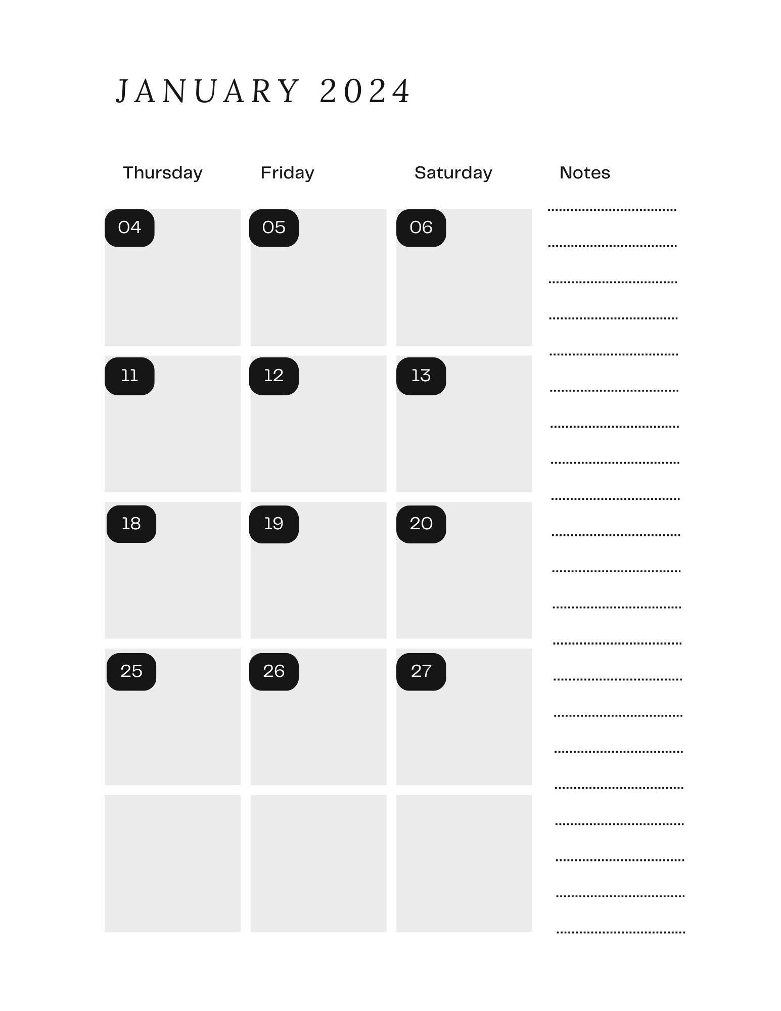2024 Planner Printable PDF Easy and Cheap - Etsy