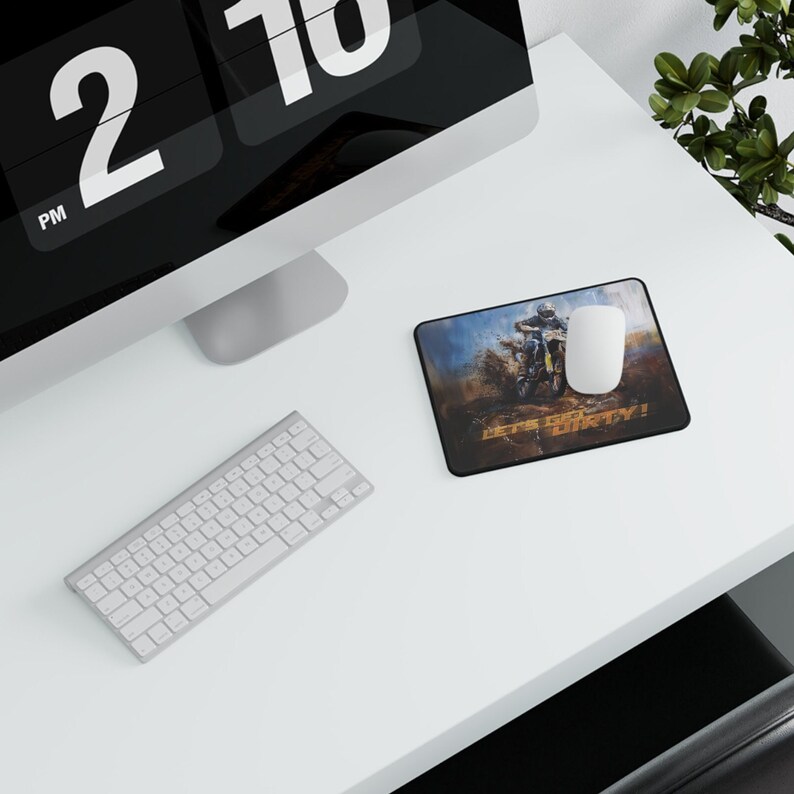DIRT BIKE Mouse Pad for Gamer Small Desk Mat for Dirt Bike Rider ...