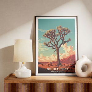 Joshua Tree National Park, National Park Print,travel Poster, Wall Art ...
