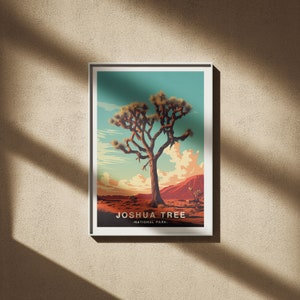 Joshua Tree National Park, National Park Print,travel Poster, Wall Art ...